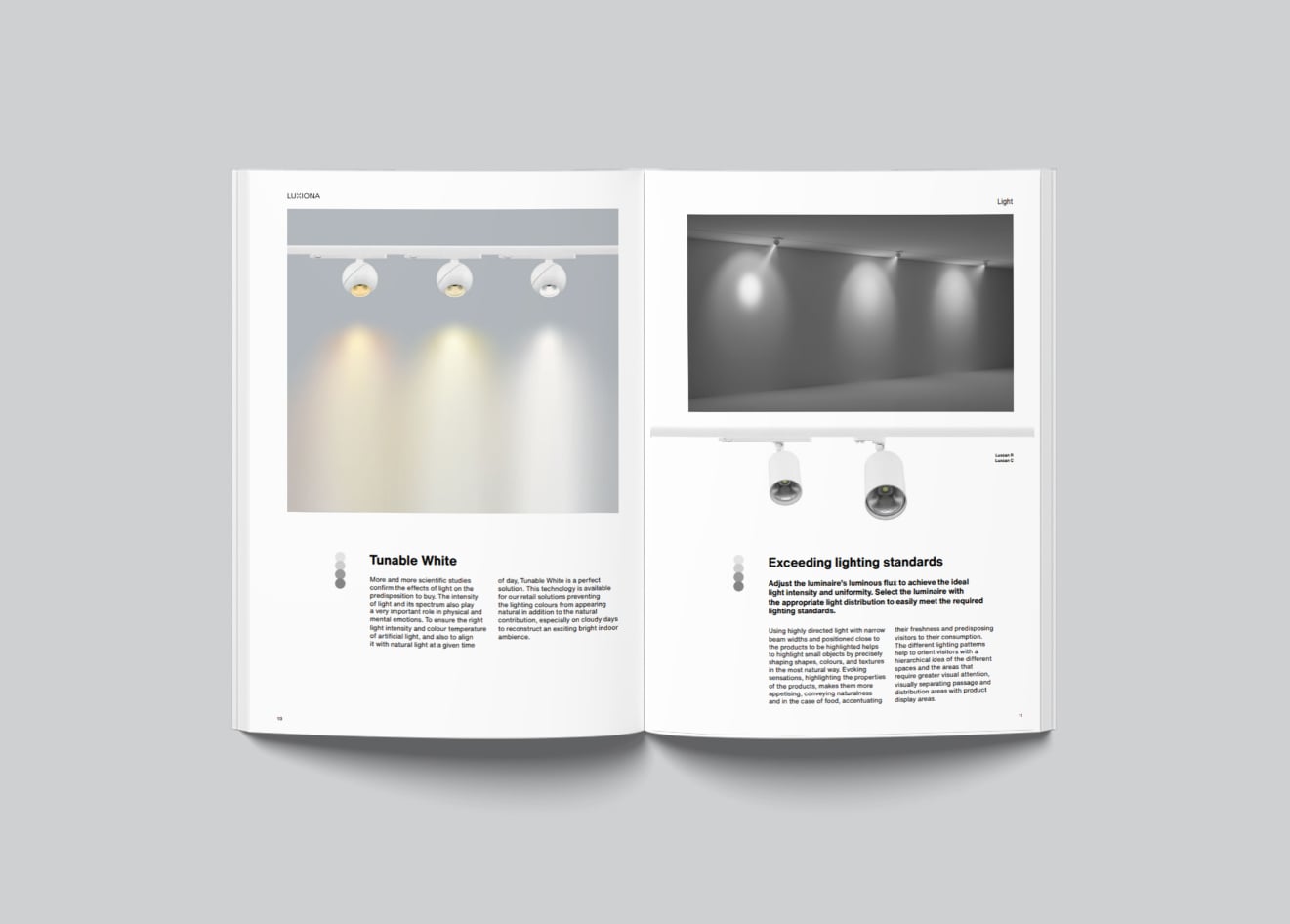 New Retail Lighting Catalogue | Luxiona